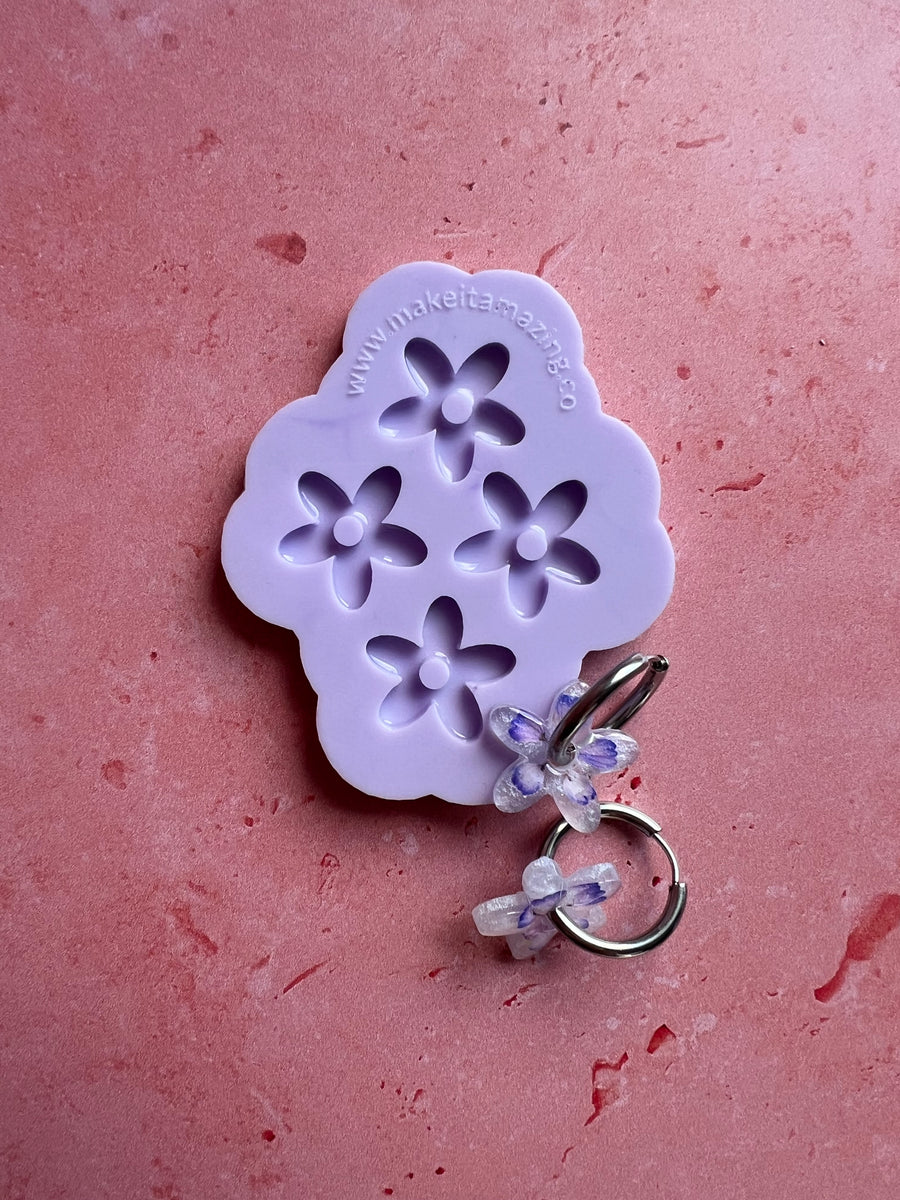 Domed daisy hoop charm mould – Make It Amazing