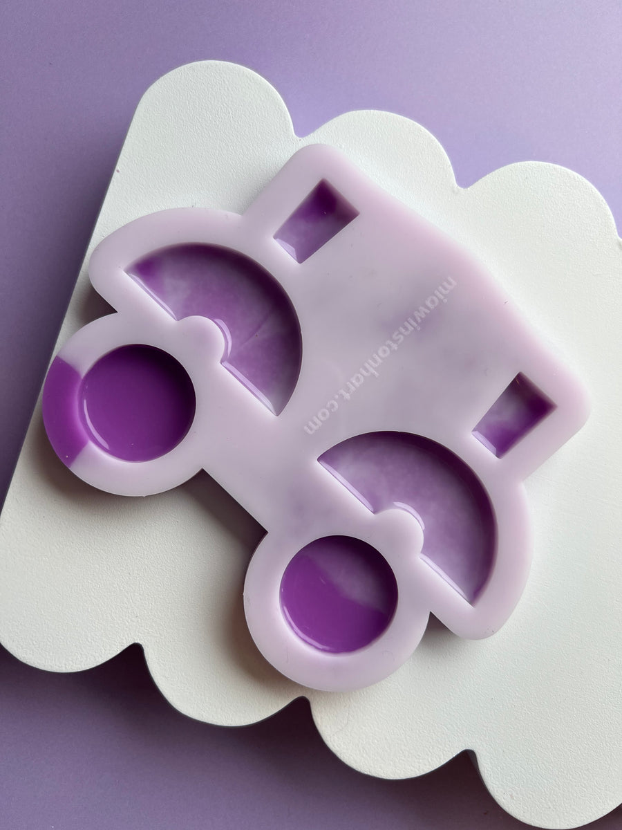 Pre domed large arch earring mould – Make It Amazing