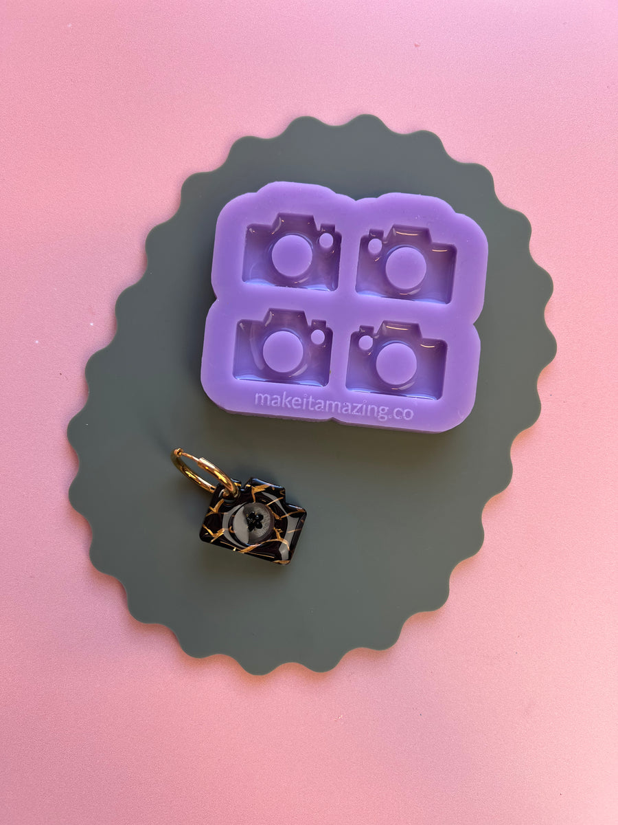 Photography camera hoop charm mould – Make It Amazing